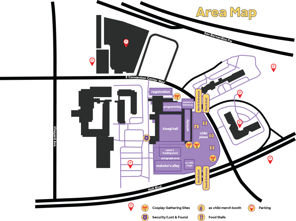 axc 24 - AREA MAP - Anime Expo