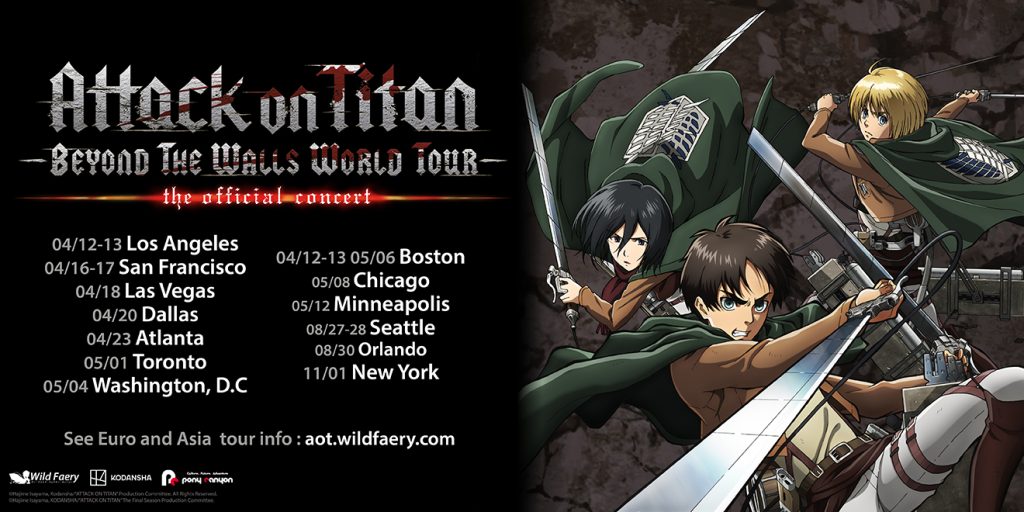 "Attack on Titan" - Beyond the Walls - World Tour - The Official ...